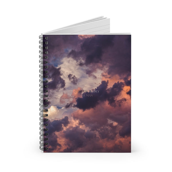 Multi-Color Clouds Otherworldly Human Spiral Notebook - Otherworldly Humans