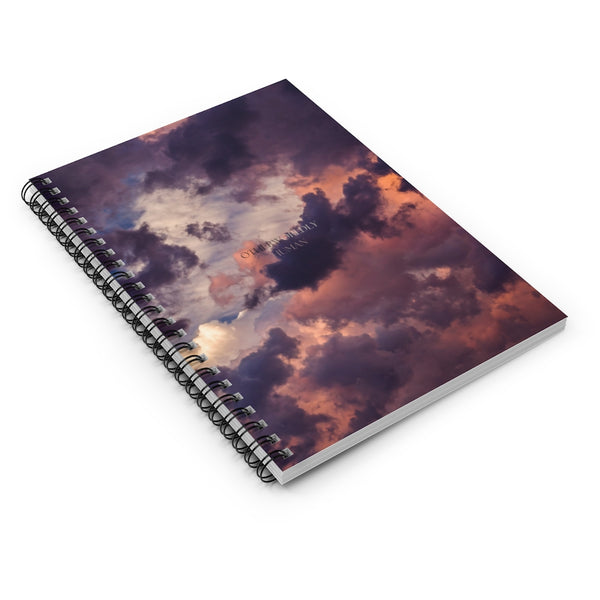 Multi-Color Clouds Otherworldly Human Spiral Notebook - Otherworldly Humans